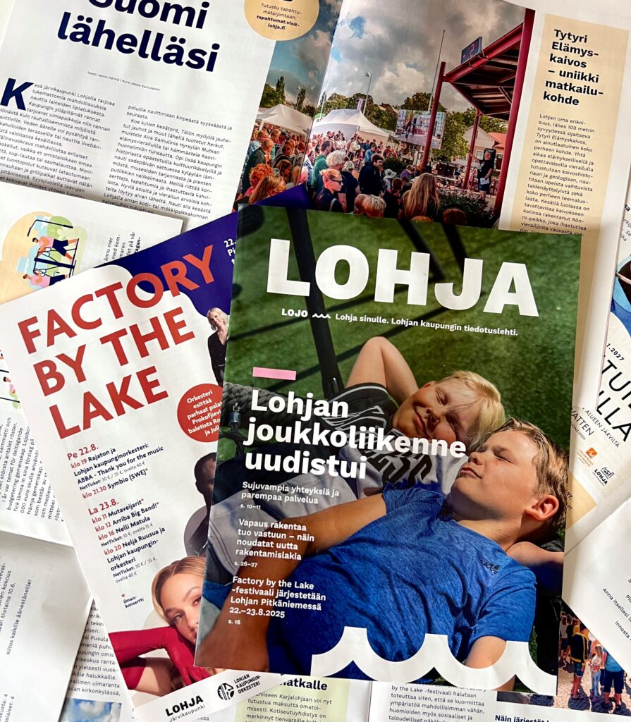 Kaupungin tiedotuslehti on ilmestynyt - Lohja